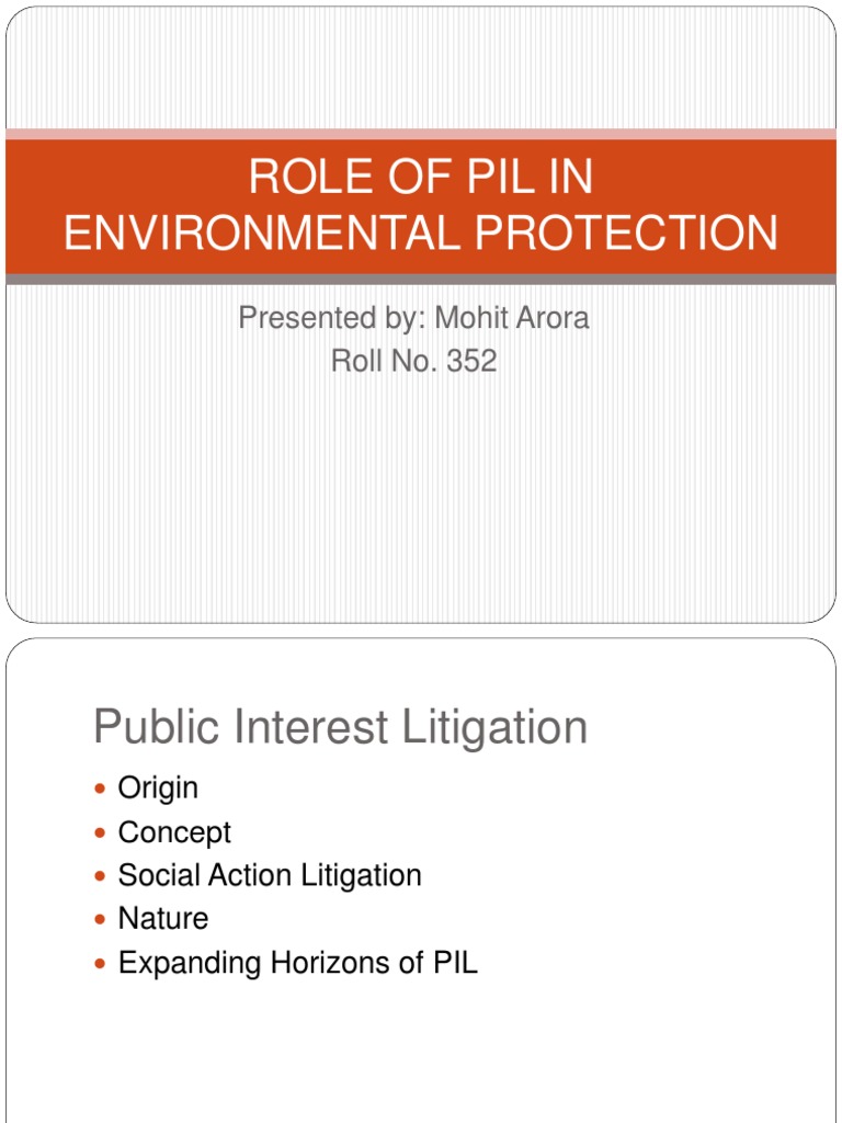 Environmental PIL: Legal Insights | PDF | Politics | Law