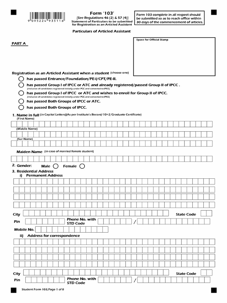 Form 103 | PDF