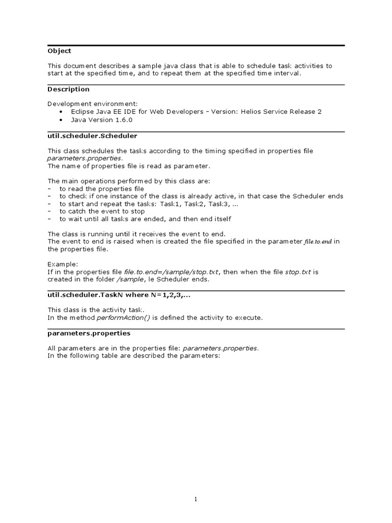 Java Task Scheduler | PDF | Operating System Technology | Information ...