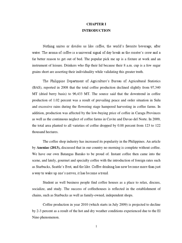 A Comparative Study | PDF | Questionnaire | Coffee