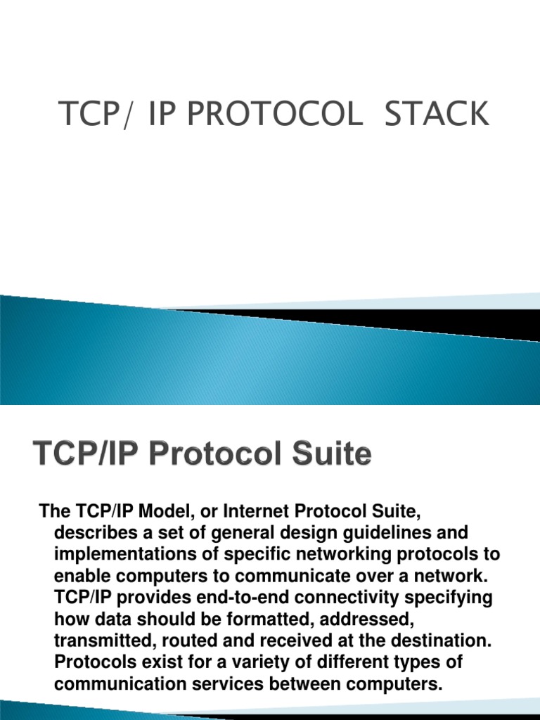 Computer Networks TCP Ip | PDF | Internet Protocol Suite | Osi Model