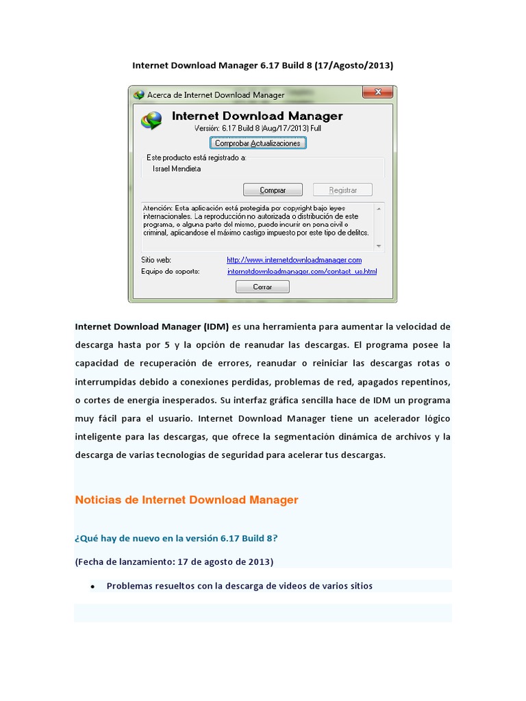 Patch IDM | Descargar gratis PDF | Windows Vista | Microsoft Windows