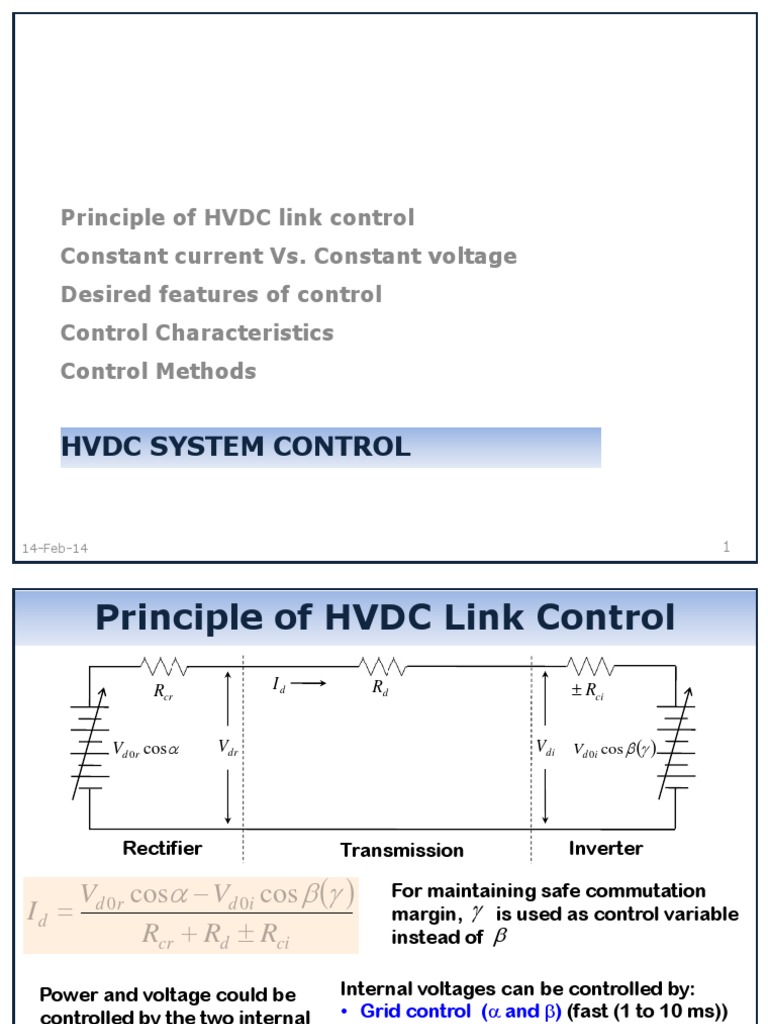 Module 3 HVDC System Control | PDF | Rectifier | Power Inverter