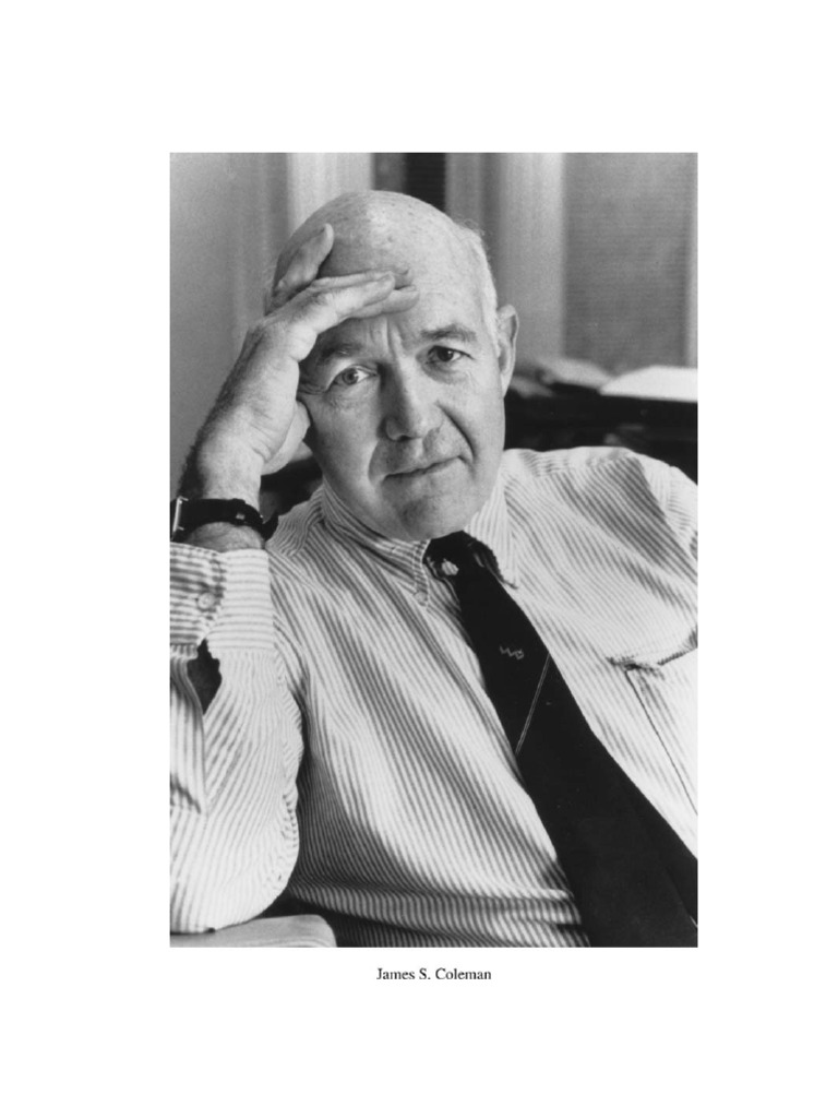 James Coleman. American Sociological Association | PDF | Social Capital ...