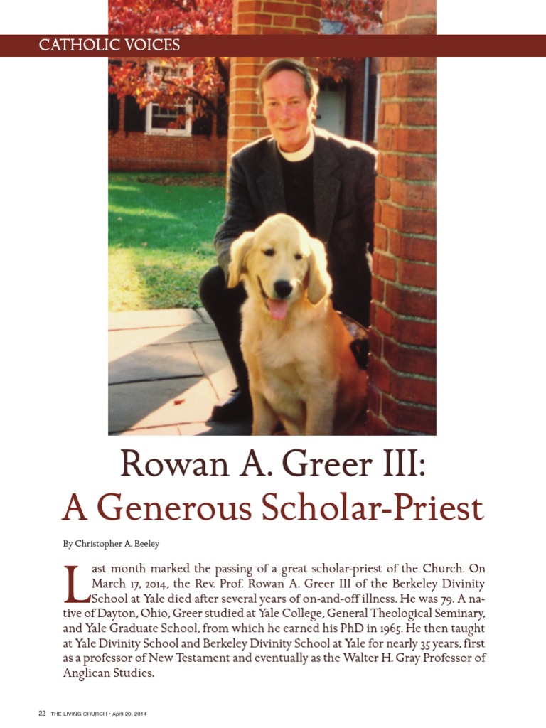 Rowan Greer III | PDF | Augustine Of Hippo | Exegesis