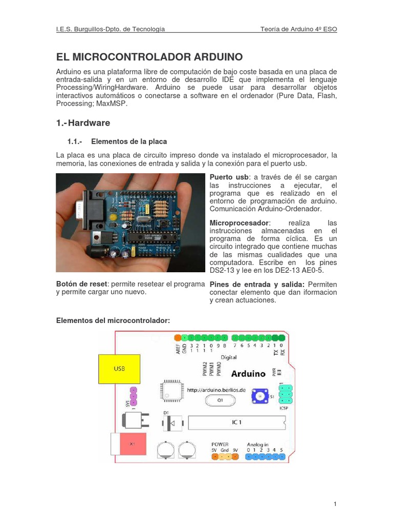 Teoria Arduino2009 | PDF
