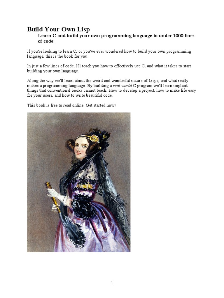 Build Your Own Lisp | PDF | C (Programming Language) | Command Line ...