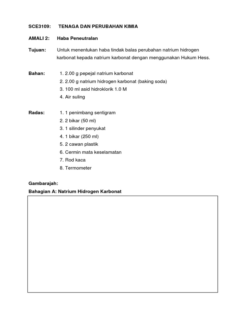 Amali 2 - Haba Peneutralan | PDF