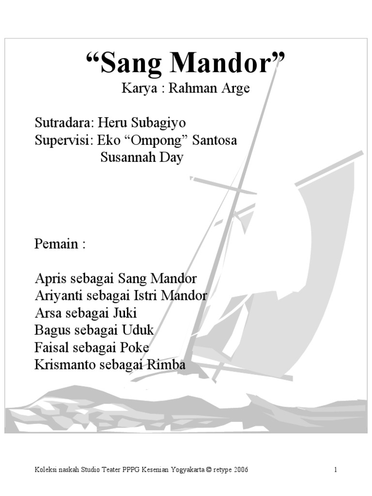 Sang Mandor | PDF