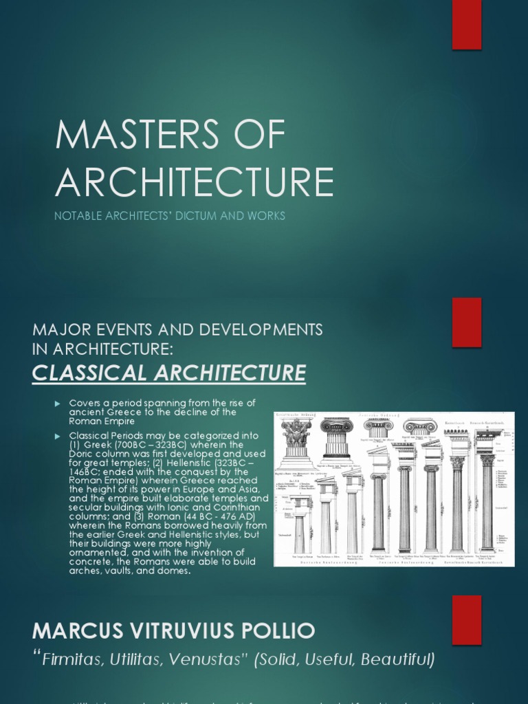 Masters of Architecture | PDF | Art Media | Design