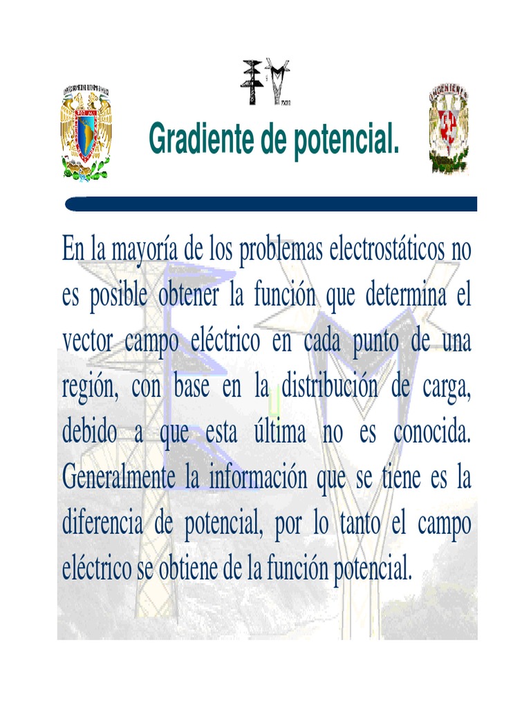 Gradiente de Potencial Eléctrico | PDF