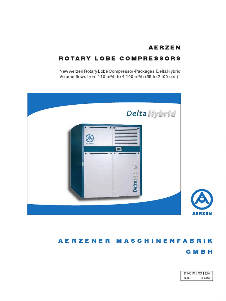 New Aerzen Rotary Lobe Compressor Packages Offer Volume Flows from 110 ...