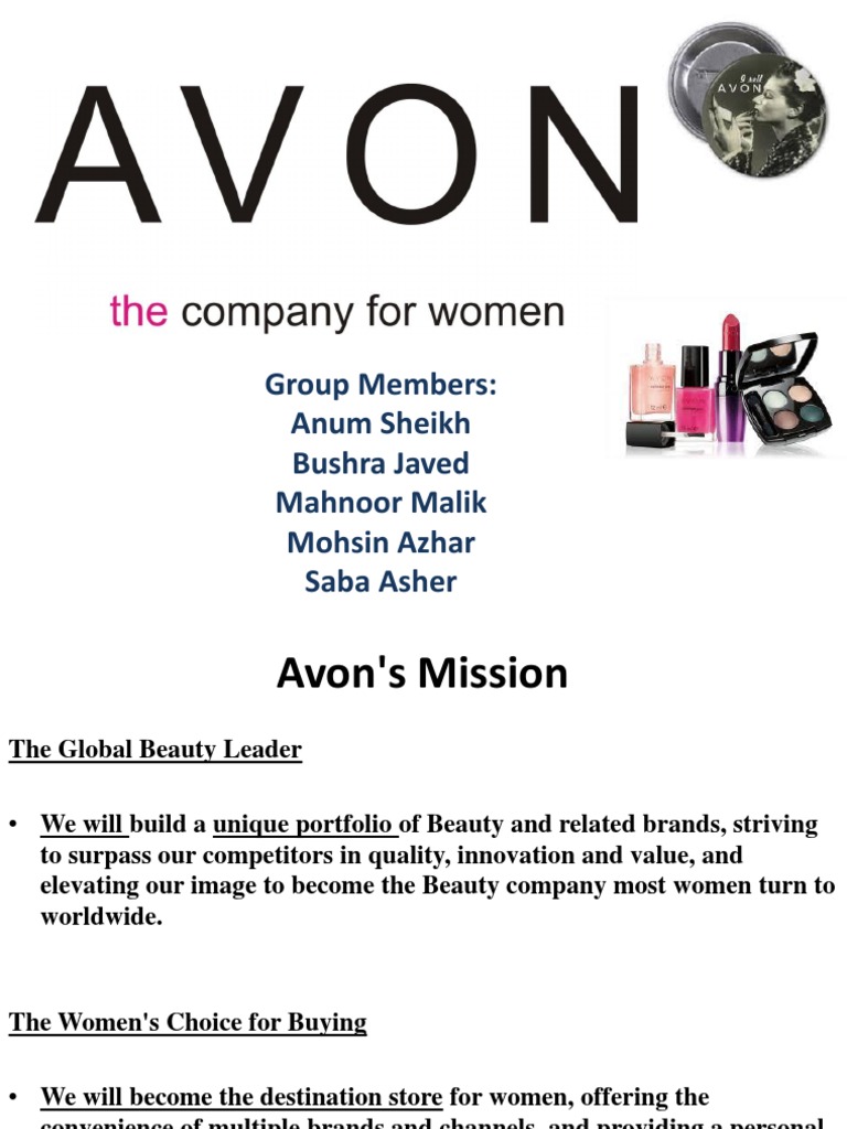 Avon Case | PDF | Corporate Social Responsibility | Cosmetics