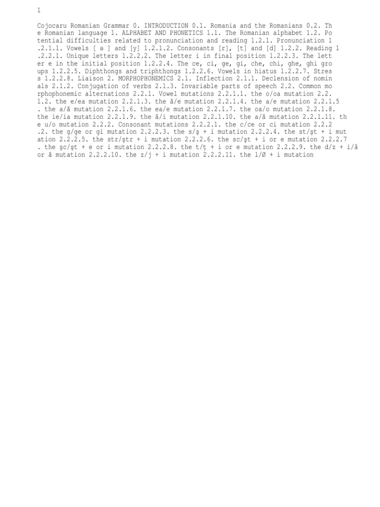 Stand Alone Romanian | PDF | Perfect (Grammar) | Grammatical Tense