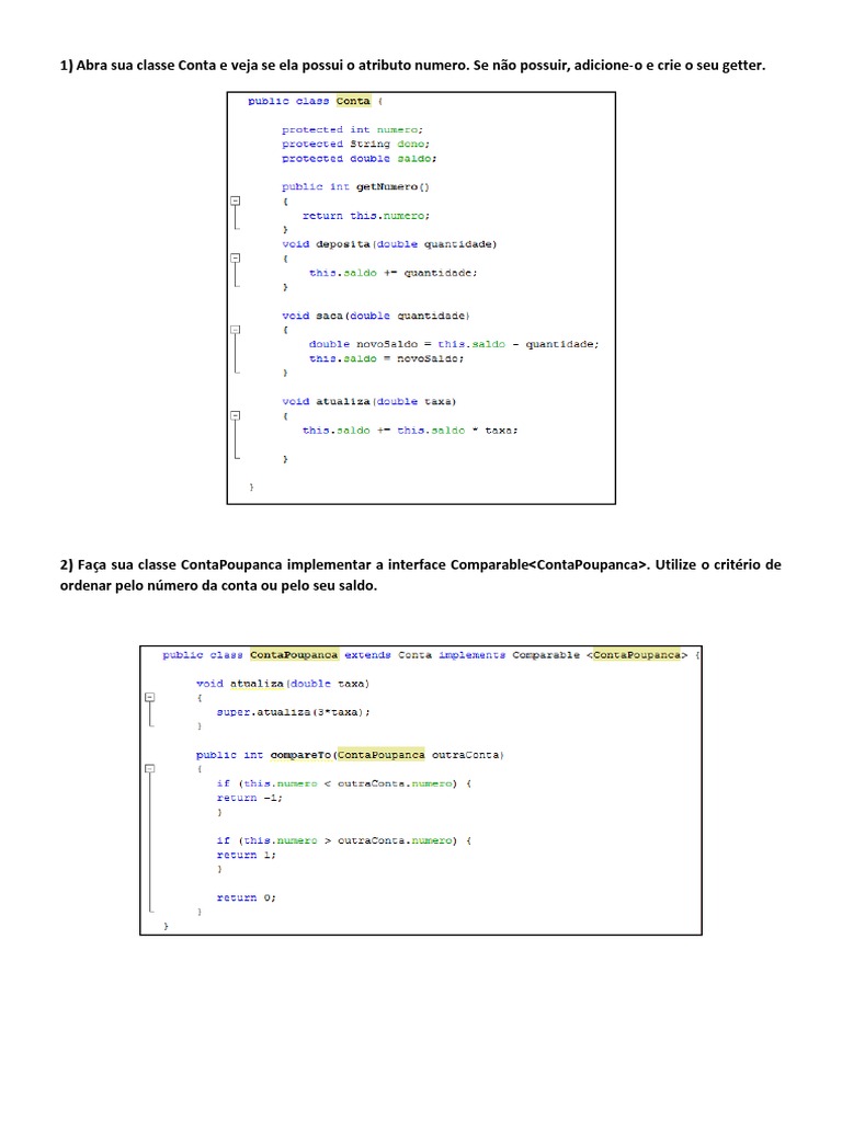 Exercícios Resolvidos - Java - Collections | PDF