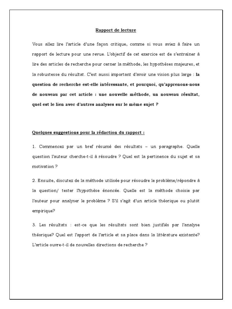 Rapport de Lecture | Organisme génétiquement modifié | Lecture (Processus)