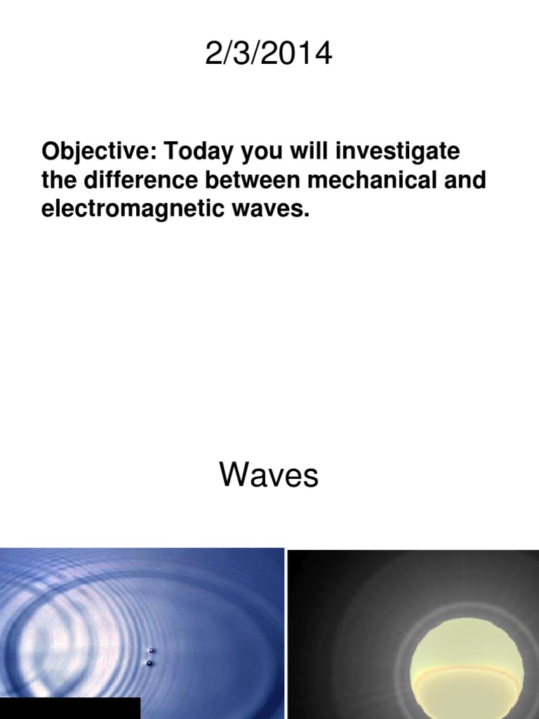 Intro To Waves | PDF | Waves | Electromagnetic Radiation