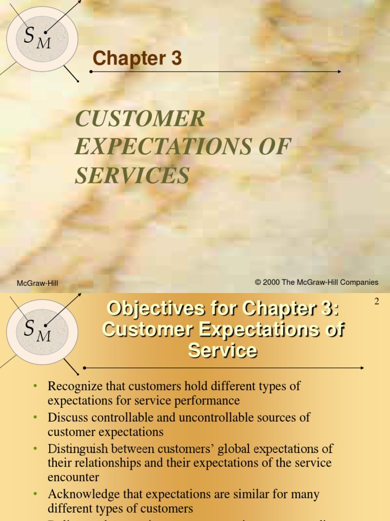 3 (1) - Customer Expectation | PDF | Emergence | Applied Psychology