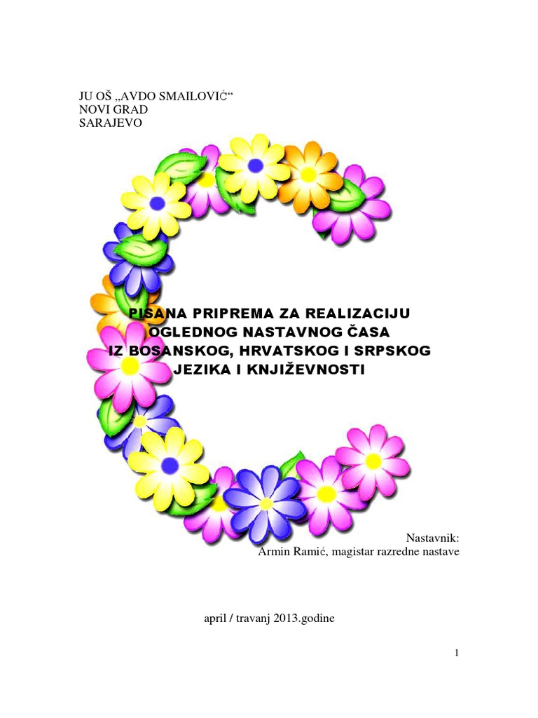Pisana Priprema Za Cas Ucimo Glas Veliko i Malo _tampano Slovo C C ...