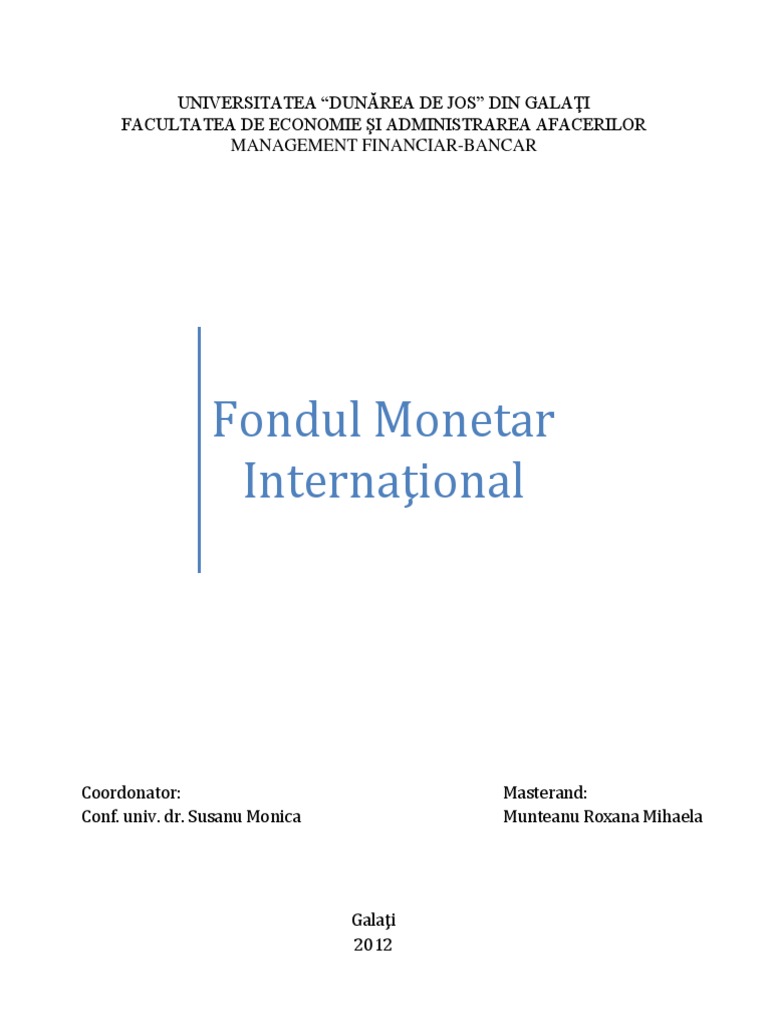 Fondul Monetar International