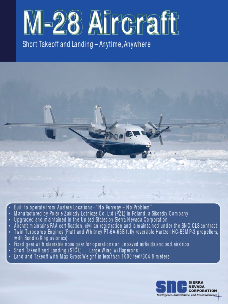 SNC Brochure | Takeoff | Aircraft