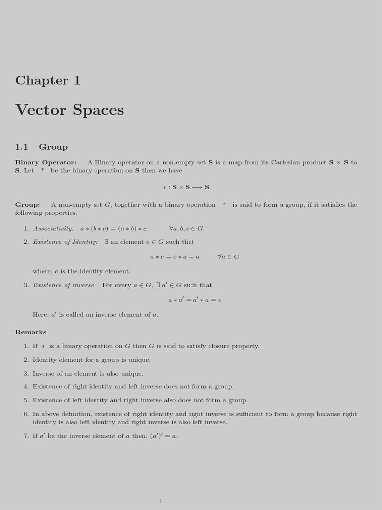 Linear Algebra | PDF | Ring (Mathematics) | Linear Subspace