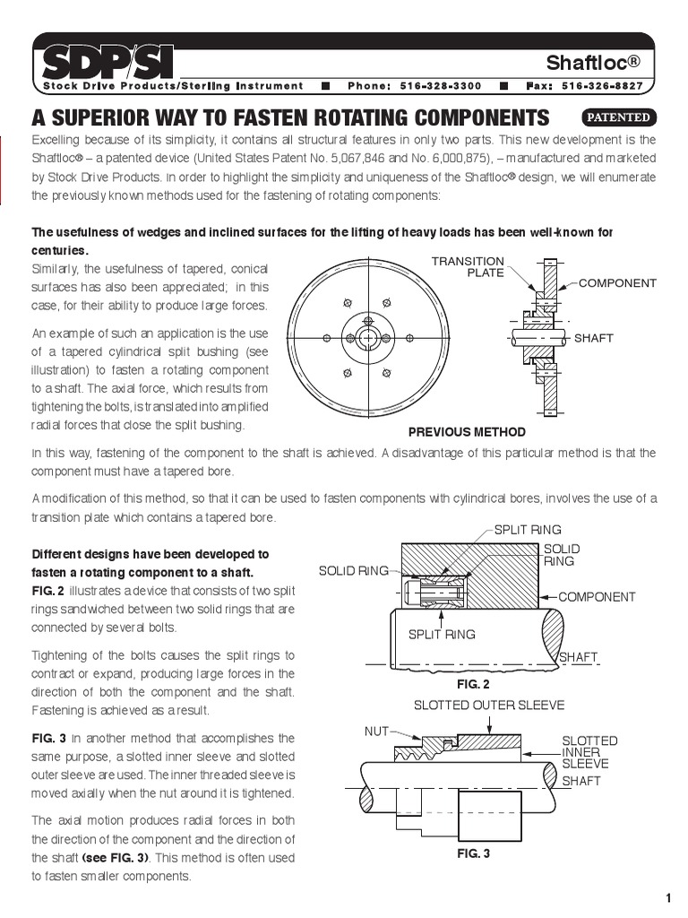 A Superior Way To Fasten Rotating Components | PDF | Nut (Hardware) | Screw