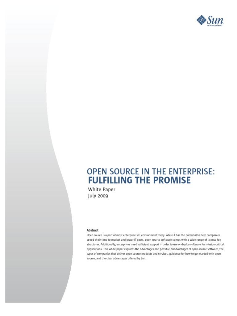 Open Source Enterprise | PDF | Source Code | Proprietary Software