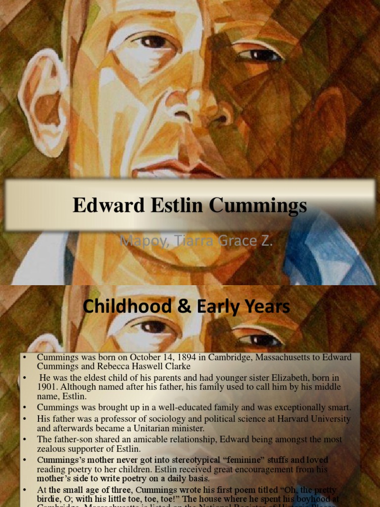 Edward Estlin Cummings | PDF | Poetry | Family