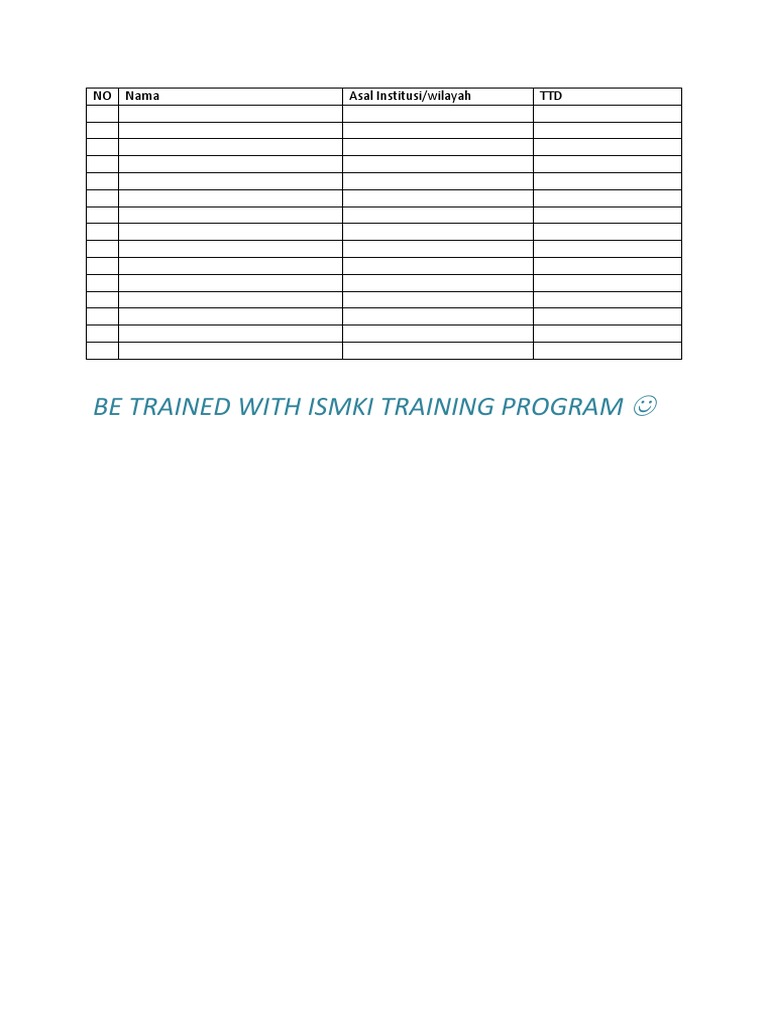 ISMKI Training Program Details | PDF