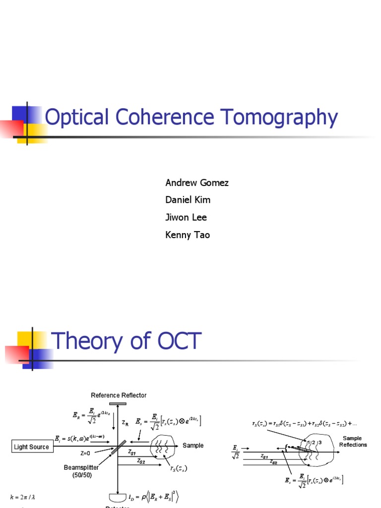 Optical Coherence Tomography | PDF | Interferometry | Coherence (Physics)