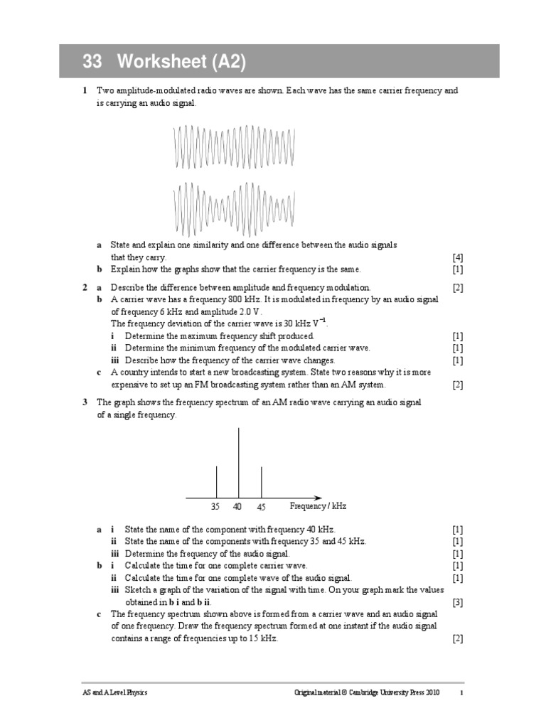 Worksheet 33 | PDF | Science & Mathematics | Computers