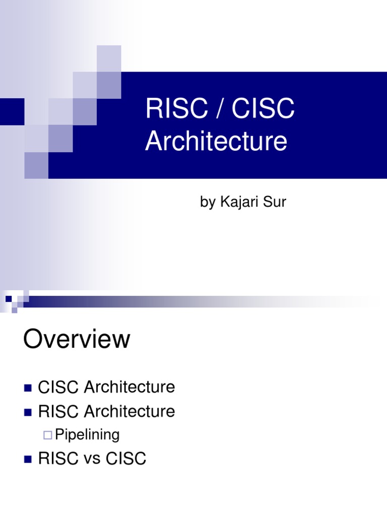 Risc - Cisc | PDF | Instruction Set | Classes Of Computers