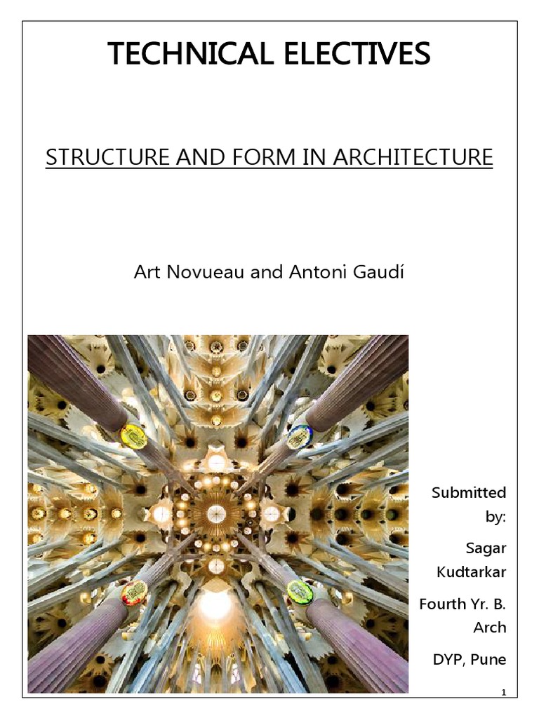 Art Nouveau and Antoni Gaudi | Download Free PDF | Art Nouveau | Arts ...