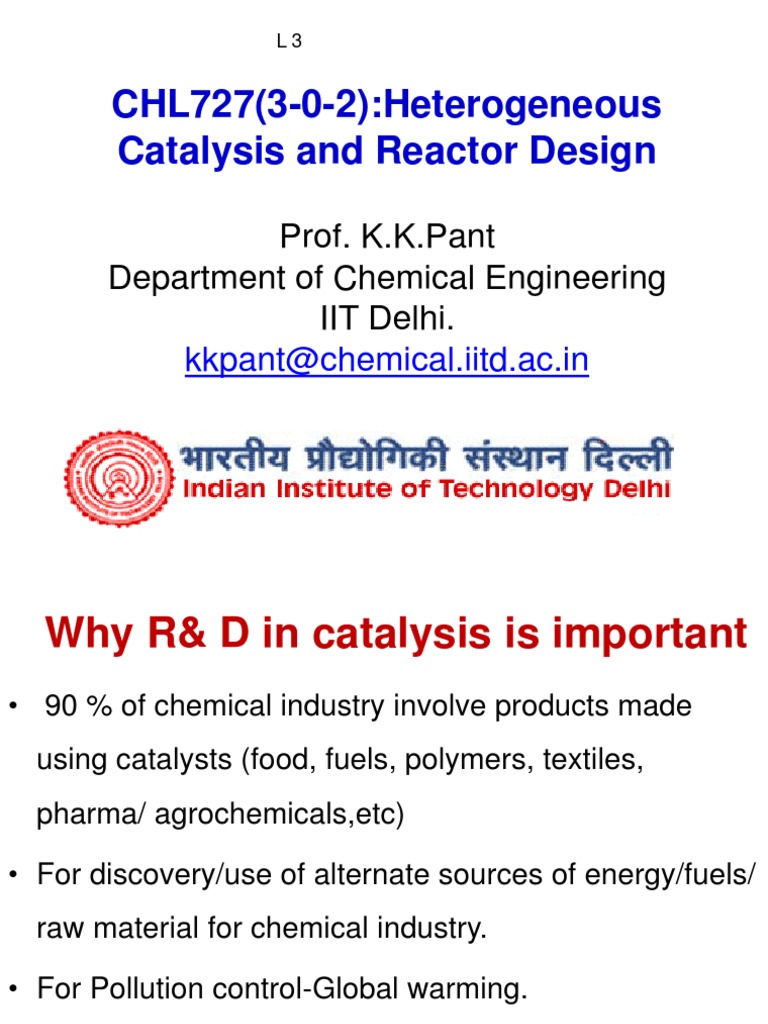 Heterogeneous Catalyst | PDF | Catalysis | Reaction Rate