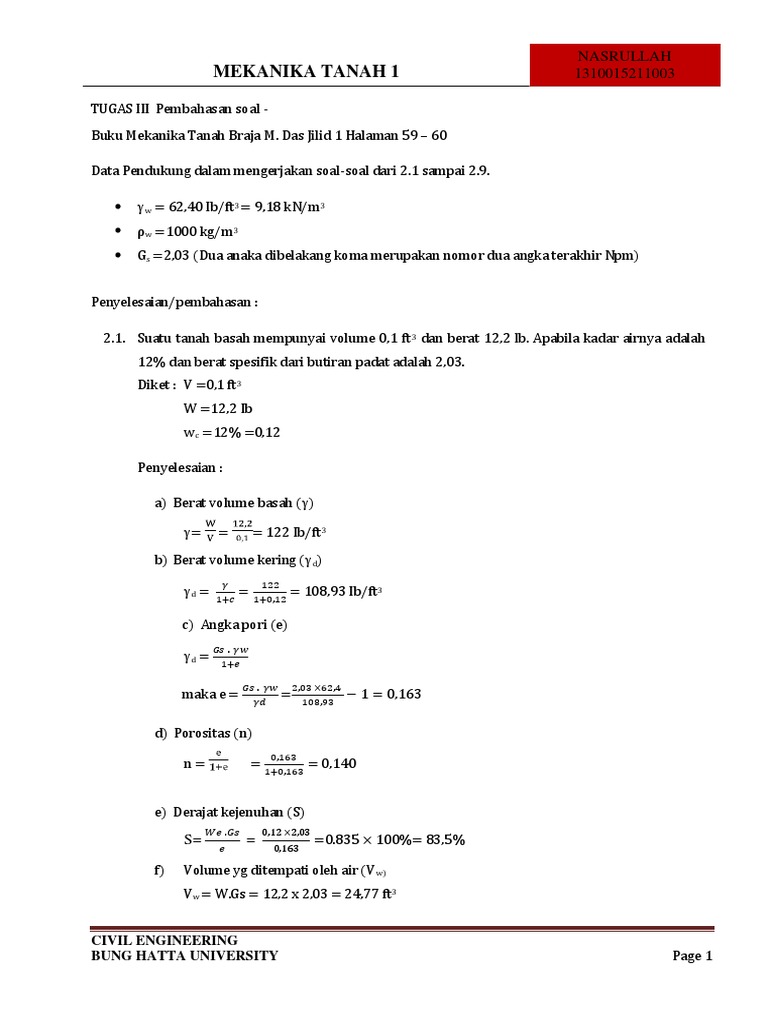 Rumus Pondasi Dan Turap PDF, 40% OFF