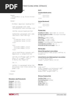 Confluence Markup Cheat Sheet: by Via | PDF | Markup Language | Html Element
