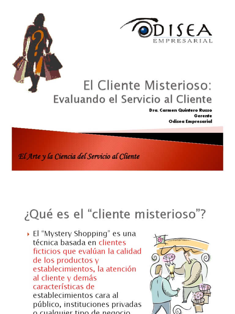 Técnicas de Cliente Misterioso | PDF | Servicio al Cliente | Cliente