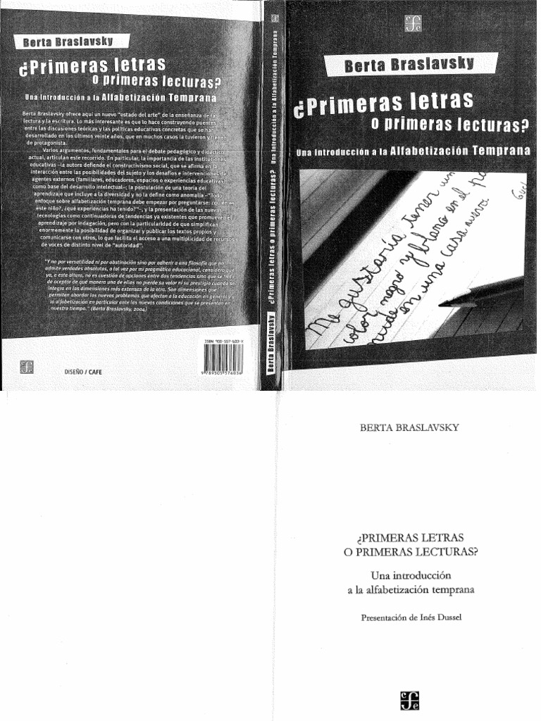 Braslavsky (2009) Primeras Letras o Primeras Lecturas | PDF
