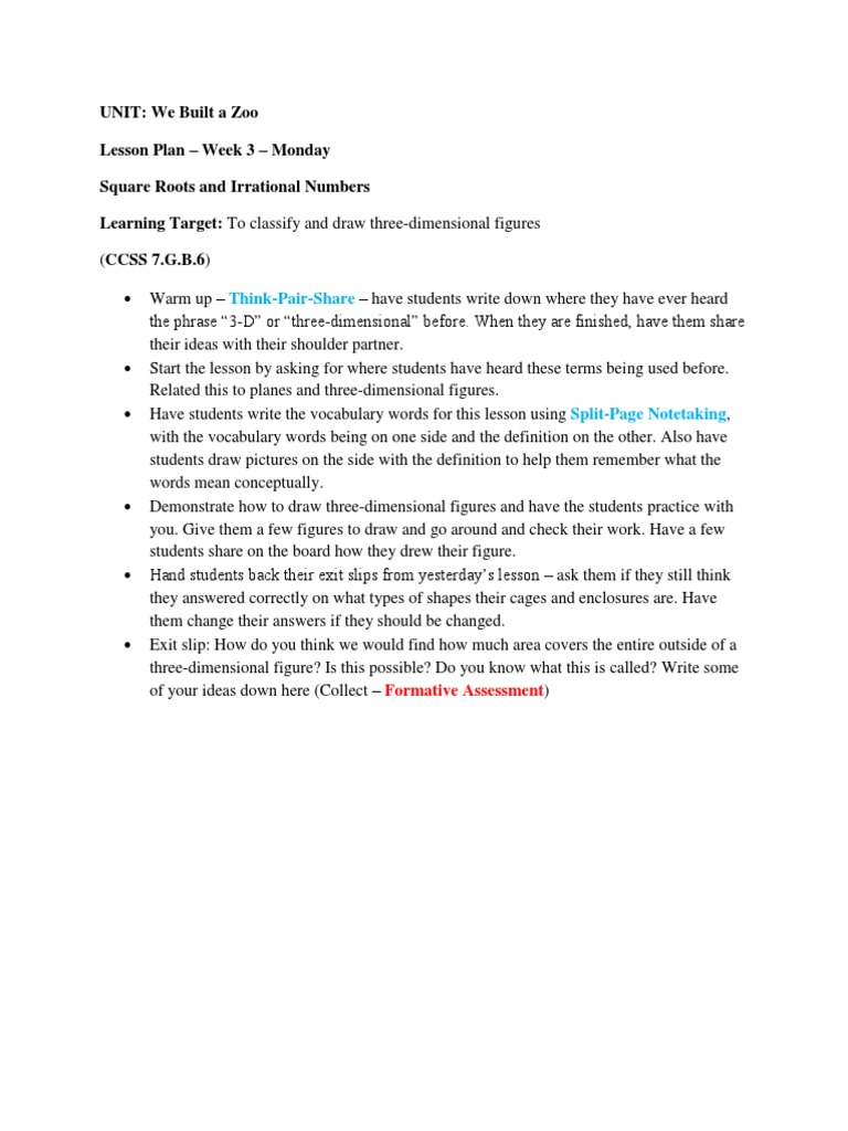 Lesson Plan 11 | PDF