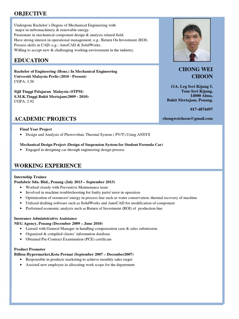 Chong Wei Choon (Unimap) | PDF | Mechanical Engineering | Engineering