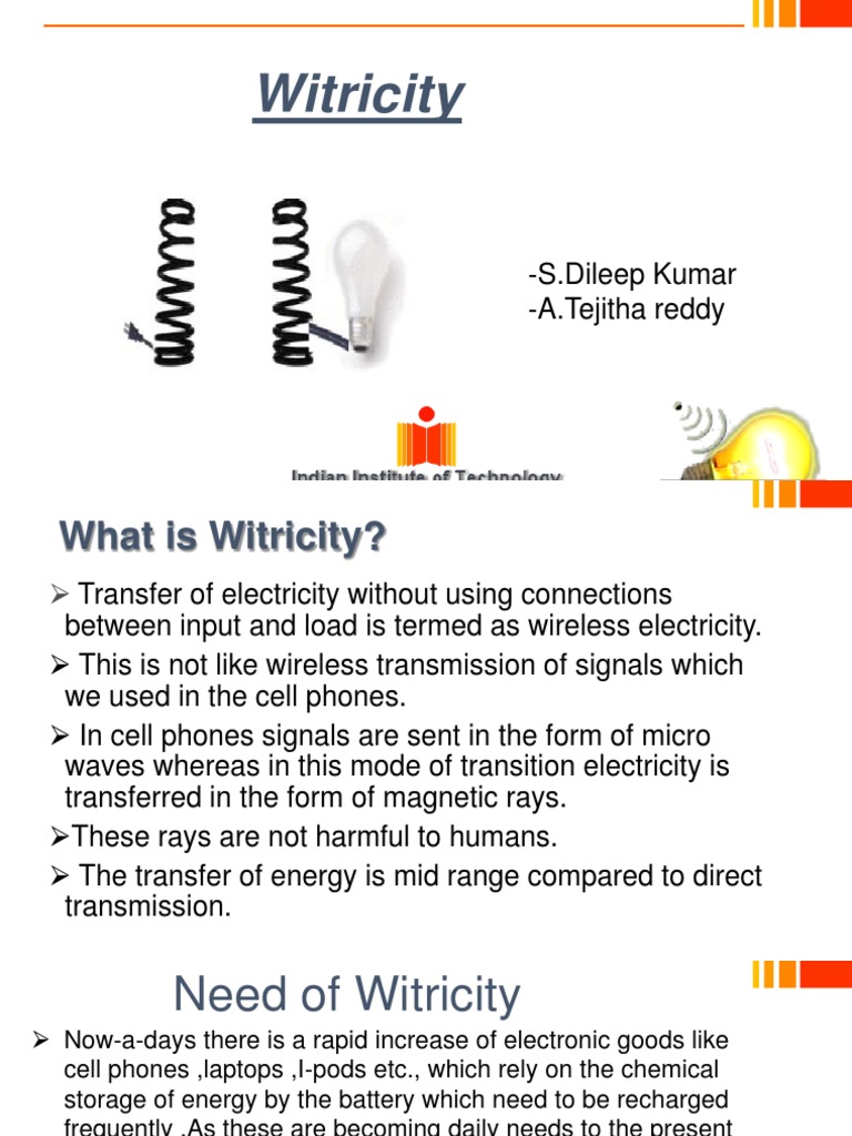 Understanding Witricity: Wireless Electricity | PDF