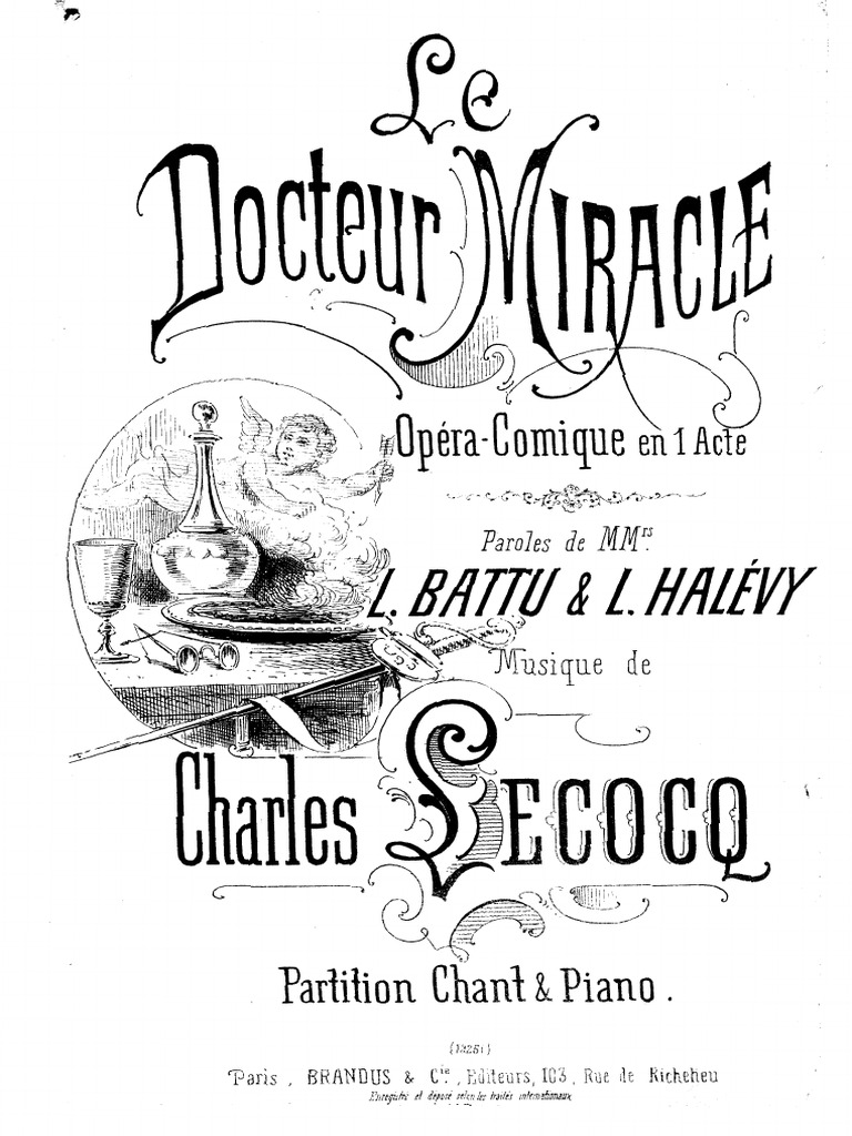 Le Docteur Miracle - Vocal Score | PDF