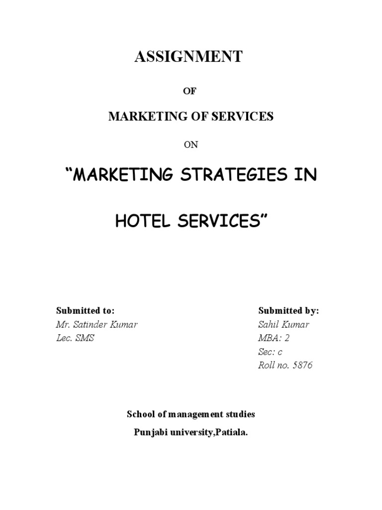 Marketing Strategy Assignment | PDF | Marketing Strategy | Strategic ...