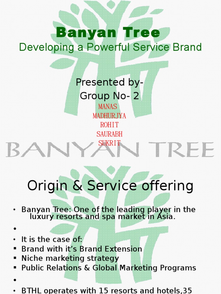 Banyan Tree | PDF | Spa | Brand