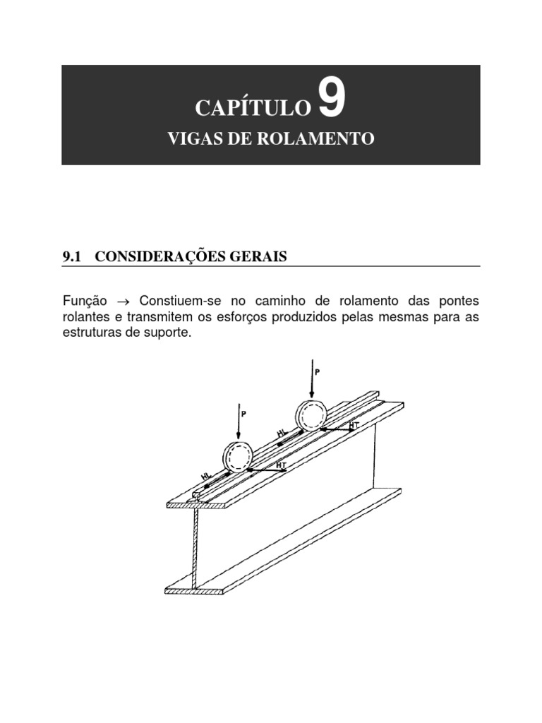 09 - Vigas de Rolamento | Download grátis PDF | Estresse (Mecânica ...