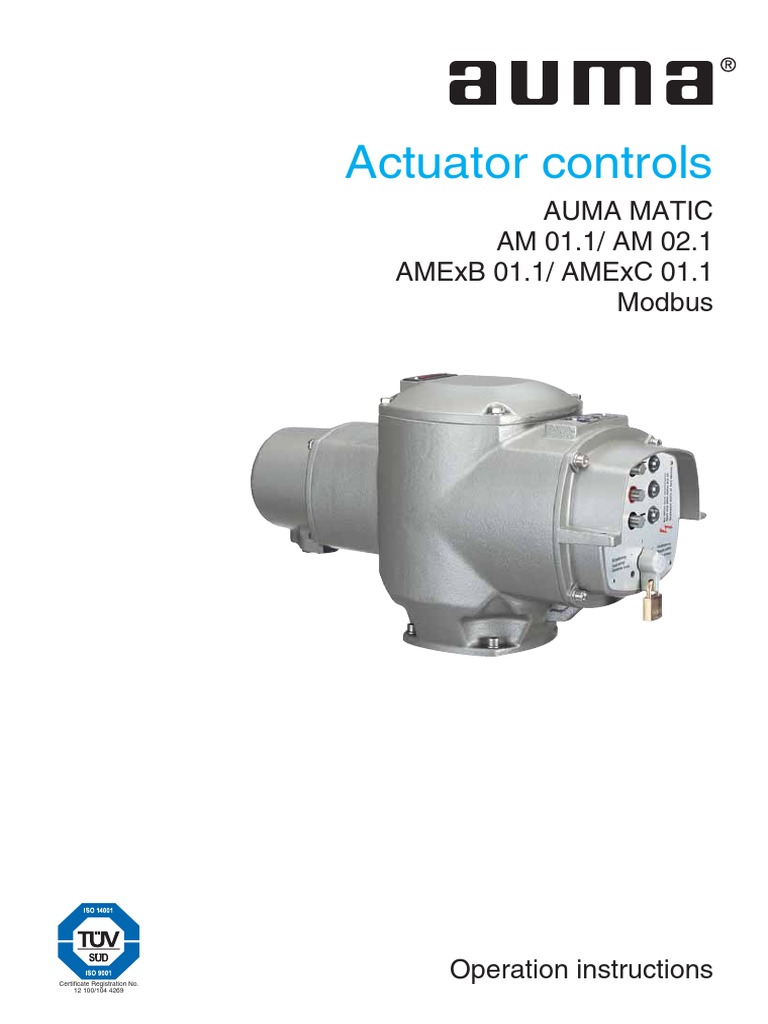 AUMA Actuator Controls Modbus Guide | PDF | Electrical Connector ...