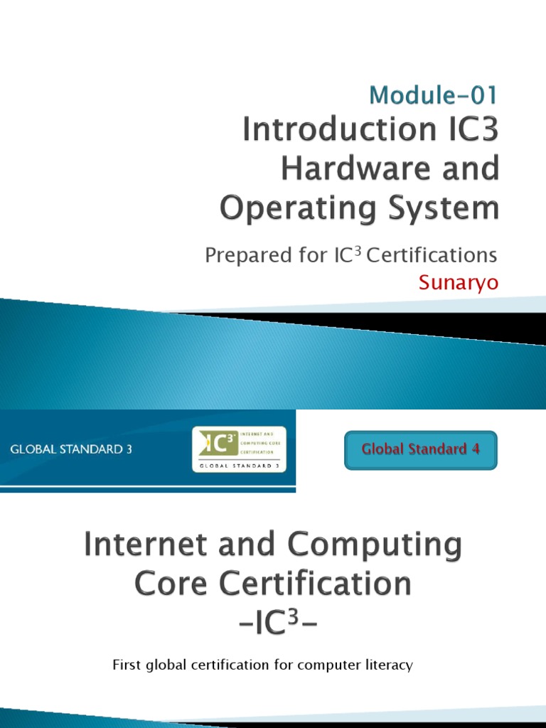 Prepared For IC Certifications: Sunaryo | PDF | Computer Data Storage ...