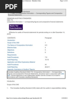 ISA 710 | PDF | Auditor's Report | Audit