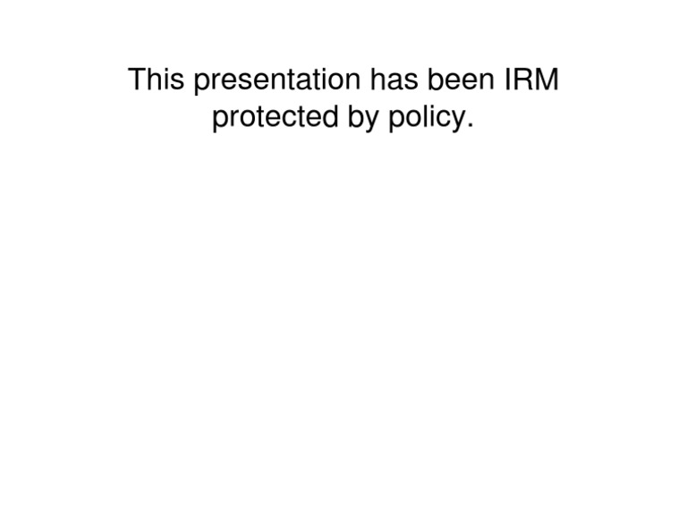 IRM Protected Presentation Overview | PDF